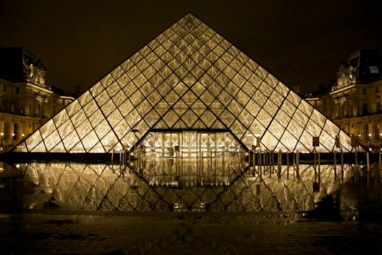 Glass Pyramid at The Louvre: History & About